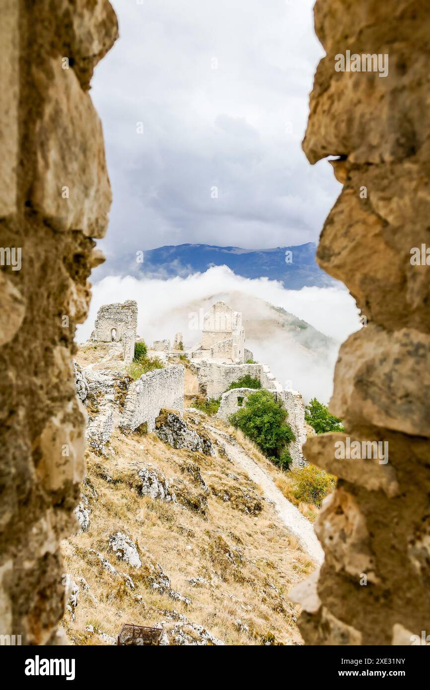 Rocca Calascio old Italian castle Location film of famous film The Name ...