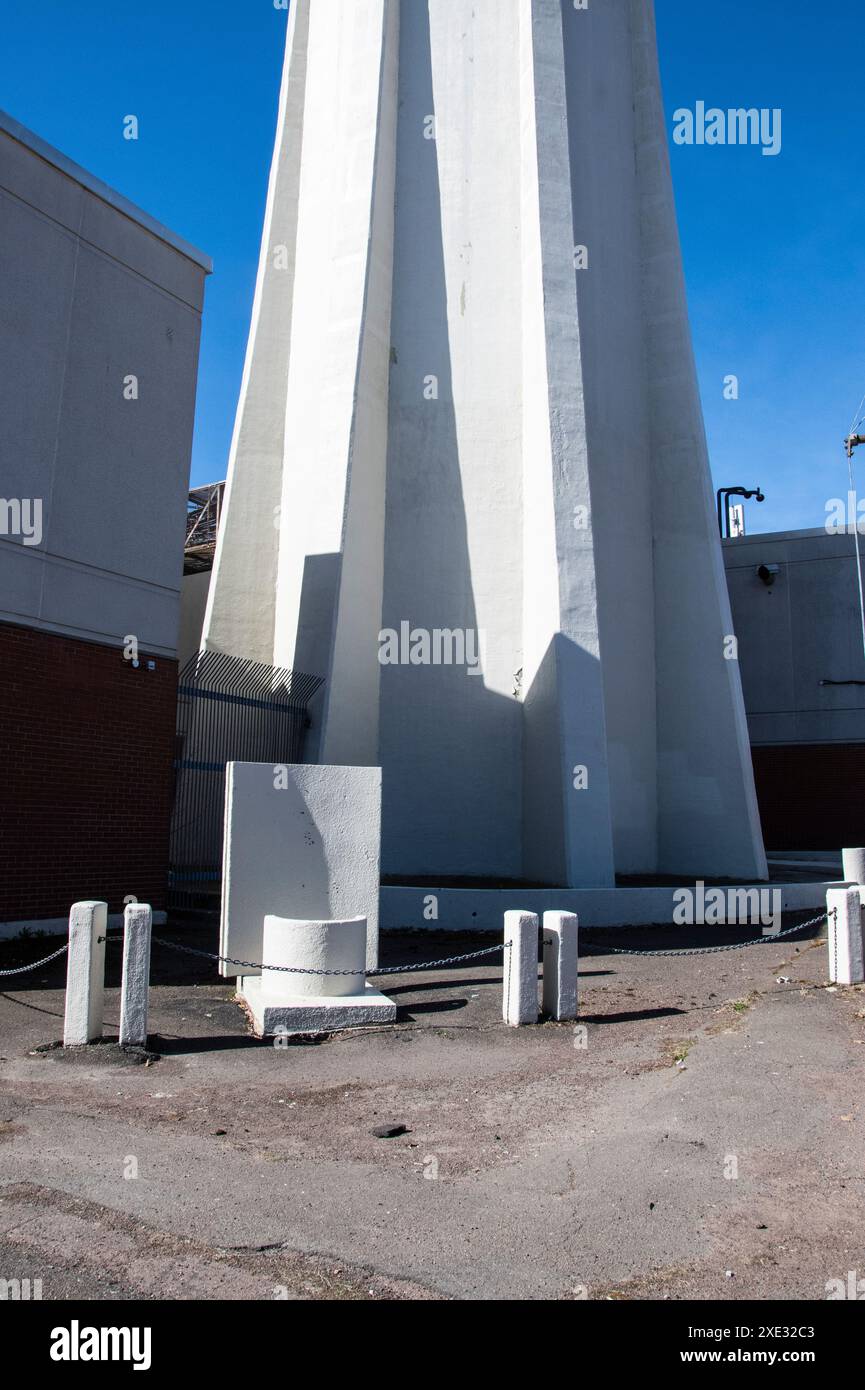 Base of the Bell Aliant tower on corner of Botsford and Queen Street in ...