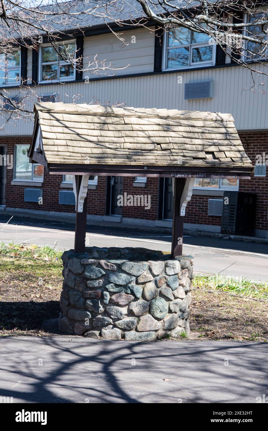 Well at Riverfront Park in downtown Moncton, New Brunswick, Canada ...
