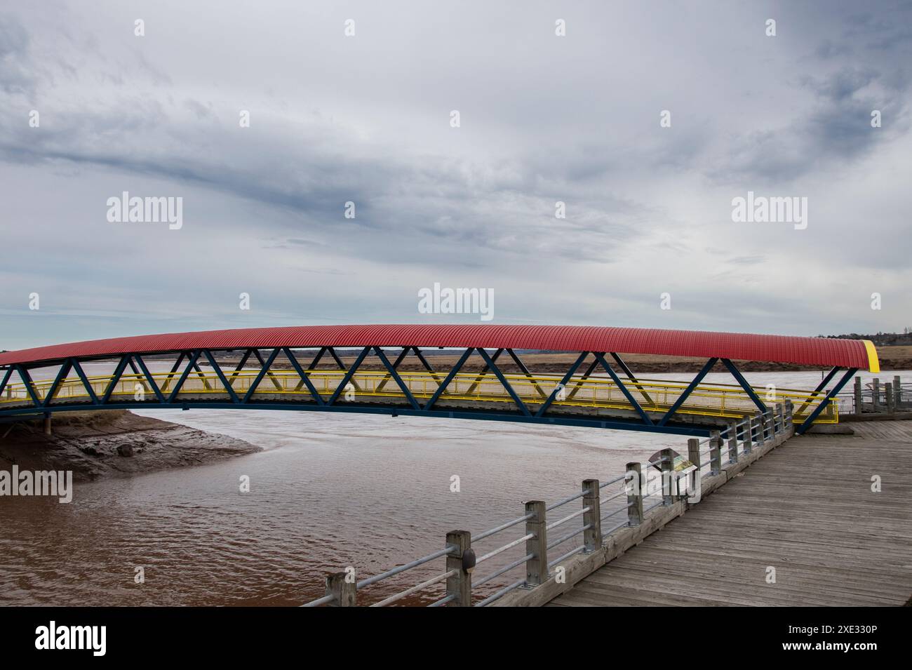 Halls Creek Pedestrian bridge connecting Moncton and Dieppe in New ...