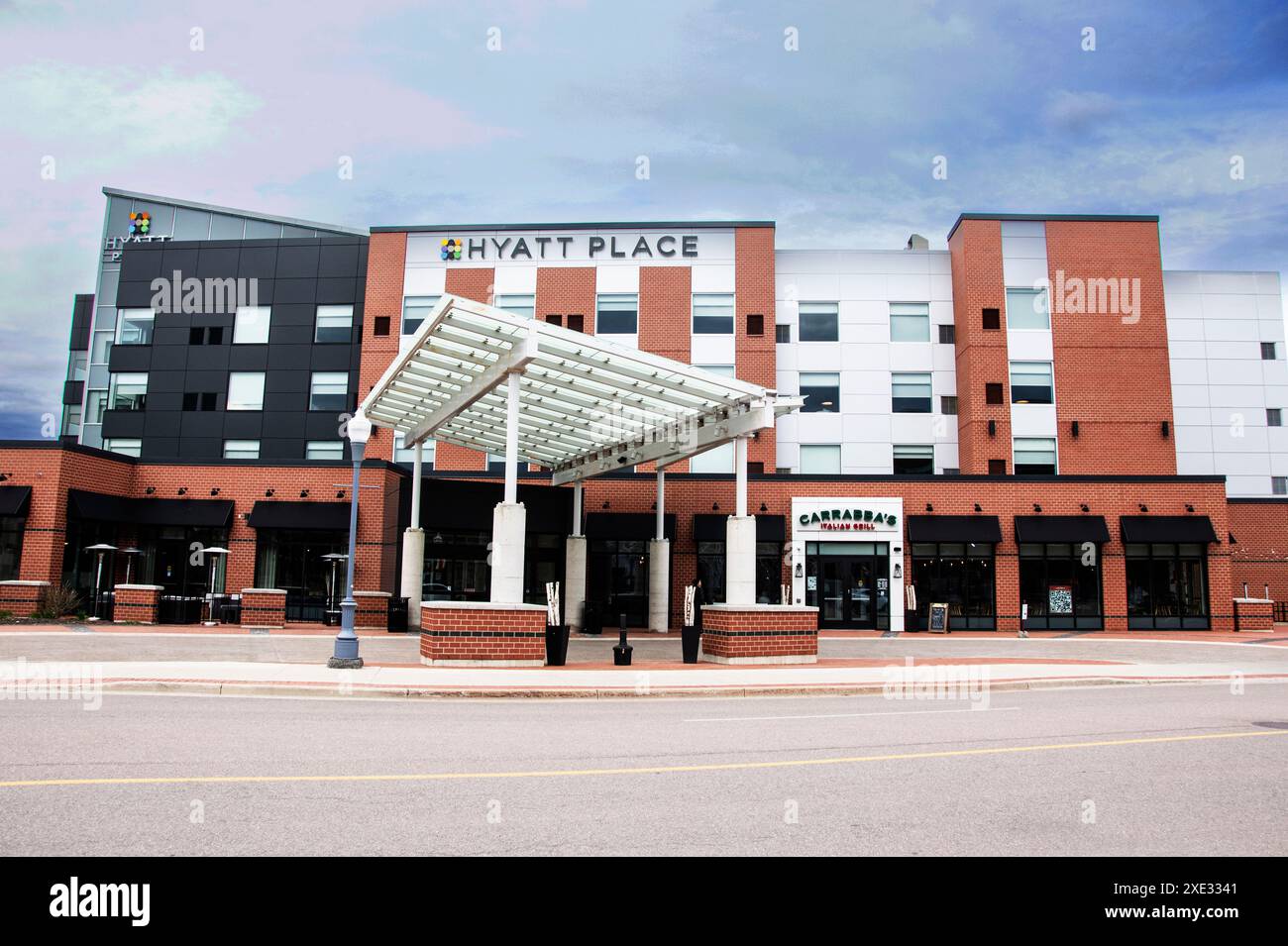 Hyatt Place on Main Street in downtown Moncton, New Brunswick, Canada ...