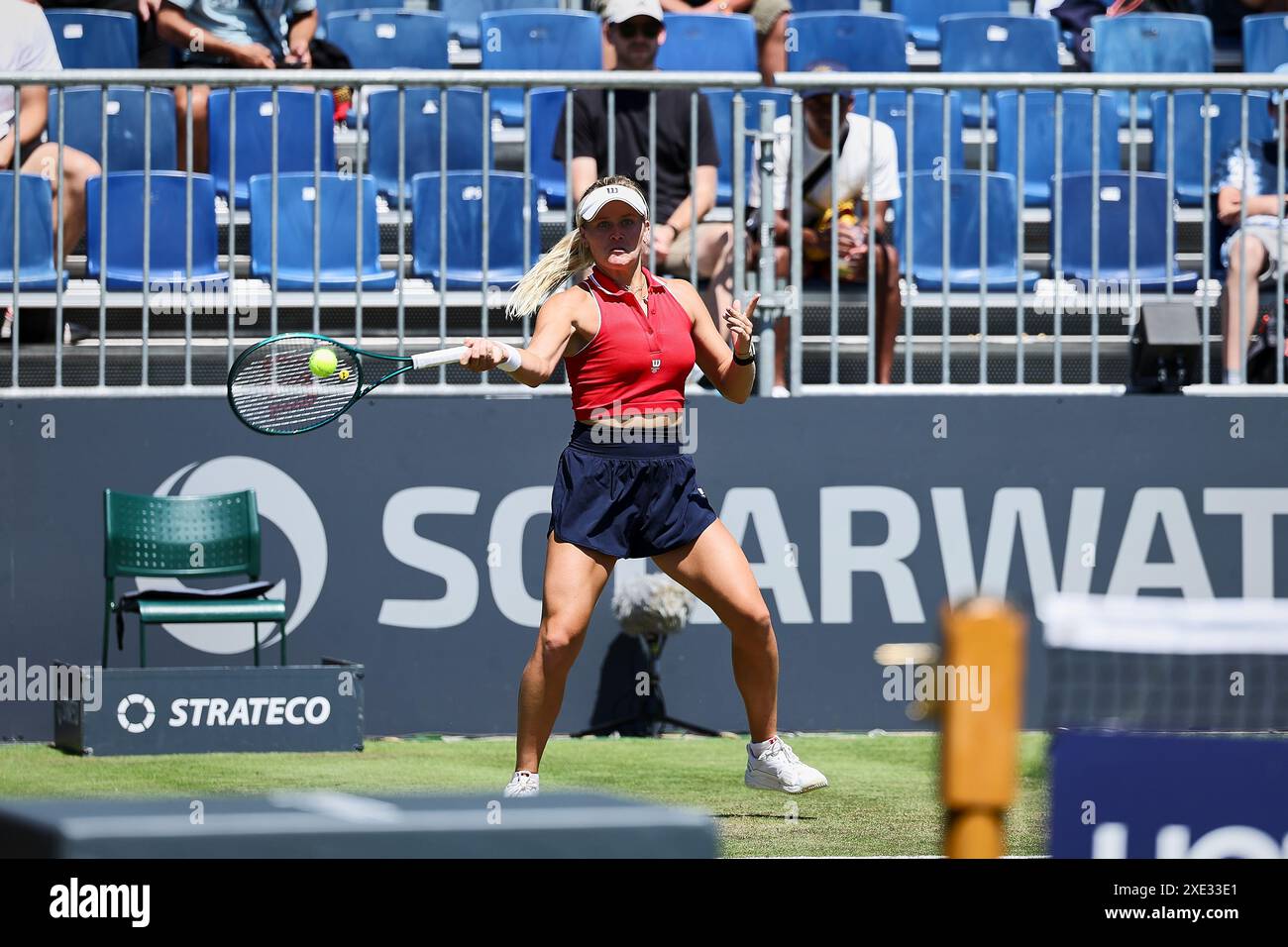 June 25, 2024, Bad Homburg, Hessen, Germany: Payton Stearns (USA) ret ...