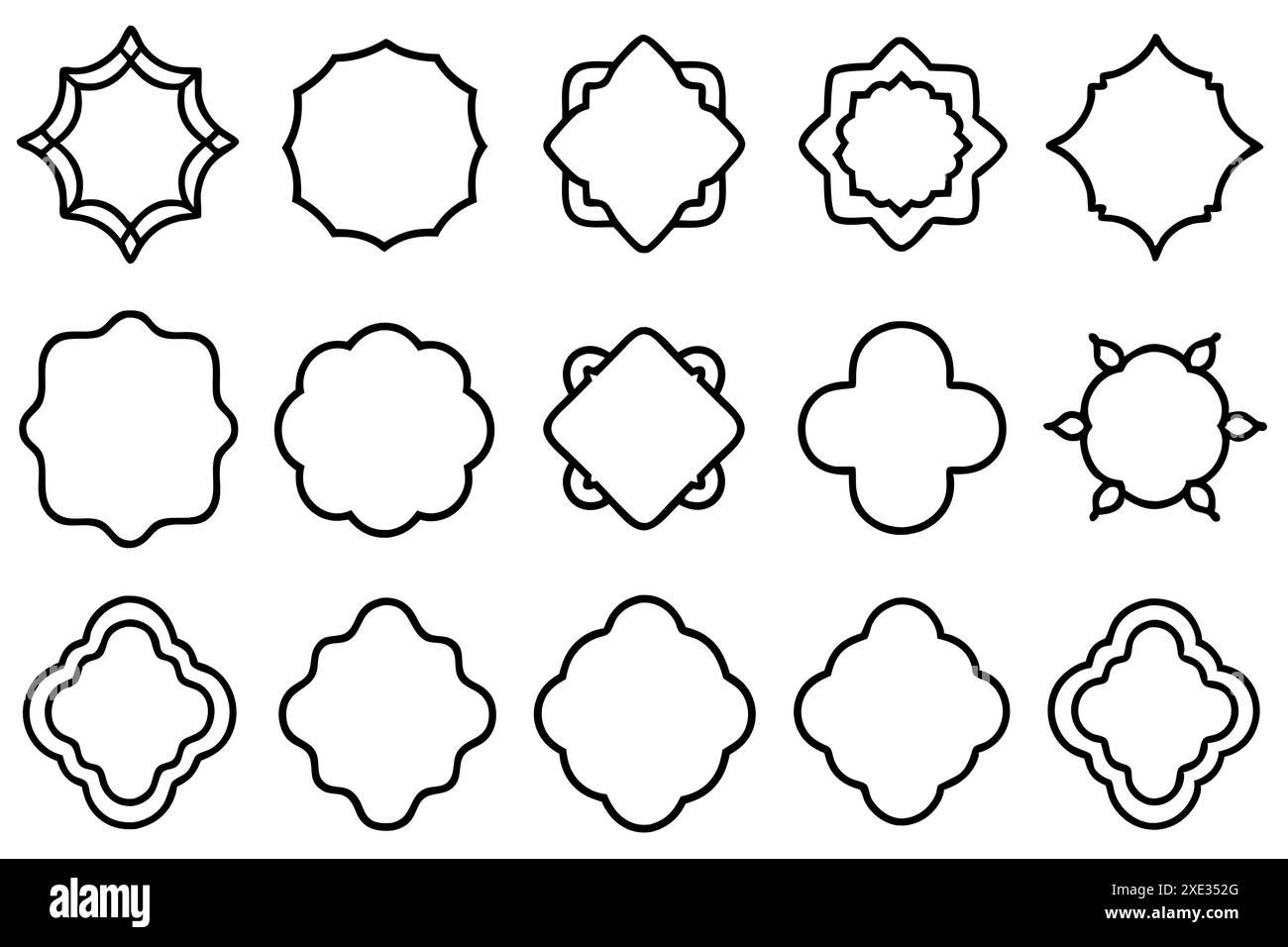 Intricate designs frame Stock Vector Images - Alamy