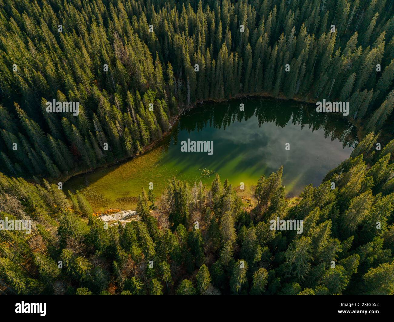 Beautiful sunset top view hi-res stock photography and images - Alamy
