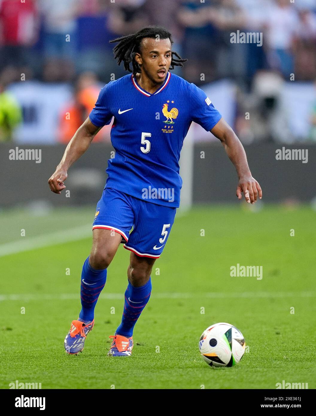 France's Jules Kounde during the UEFA Euro 2024 Group D match at BVB ...