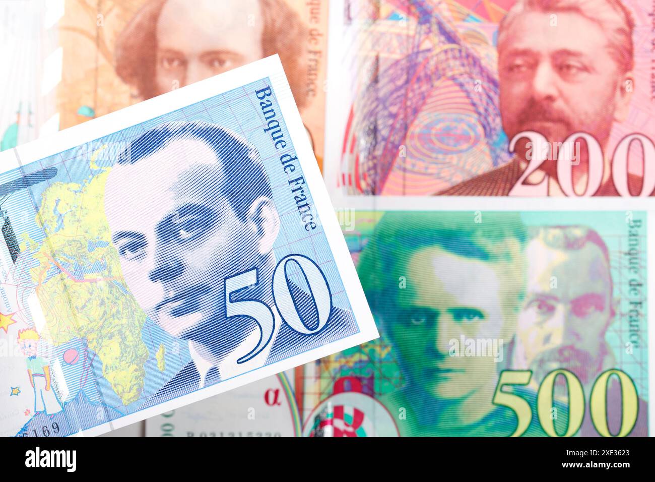 French franc a business background Stock Photo - Alamy