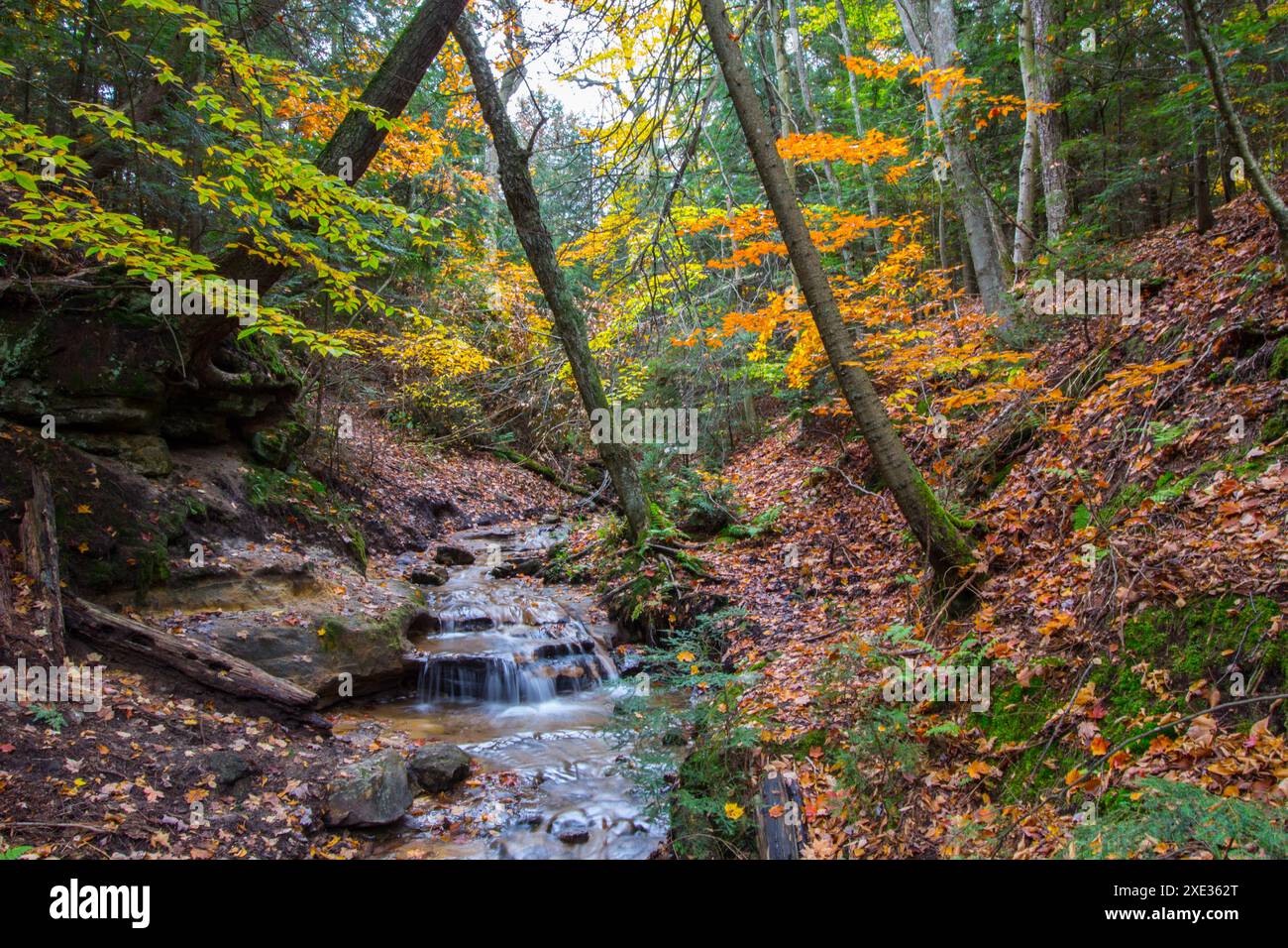 Wagner falls upper peninsula hi-res stock photography and images - Alamy