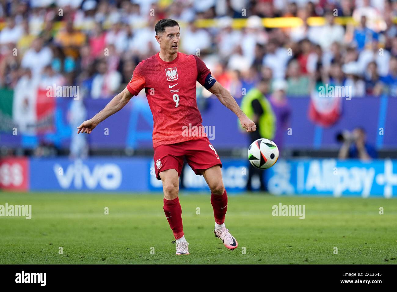 Poland's Robert Lewandowski during the UEFA Euro 2024 Group D match at ...