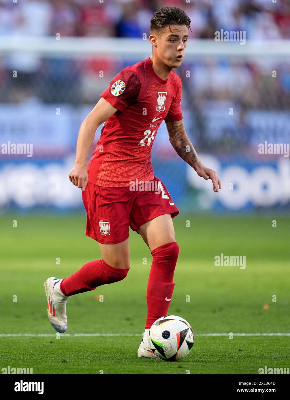 Poland's Kacper Urbanski during the UEFA Euro 2024 Group D match at BVB ...