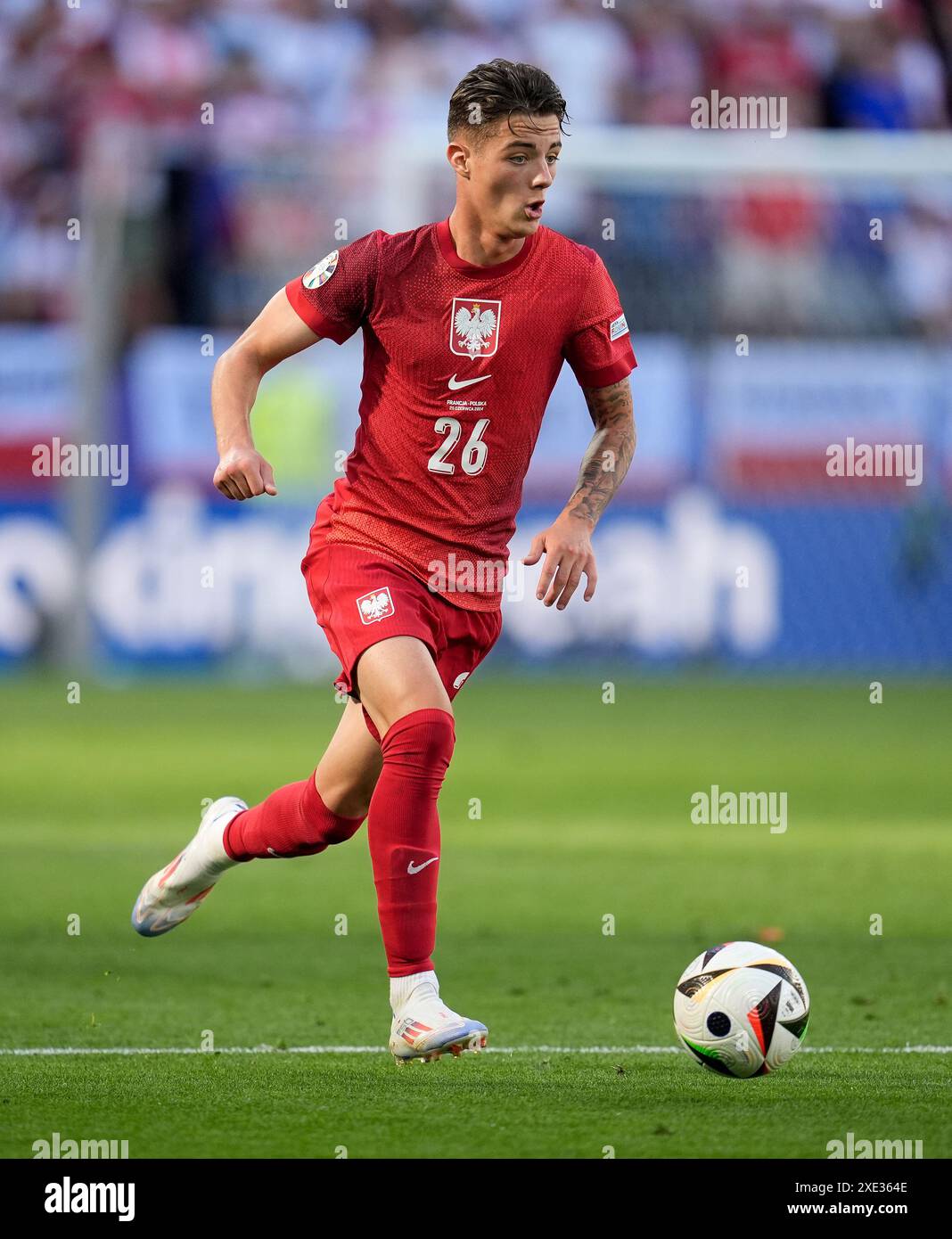 Poland's Kacper Urbanski during the UEFA Euro 2024 Group D match at BVB ...