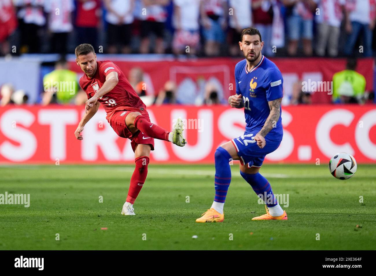 during the UEFA Euro 2024 Group D match at BVB Stadion Dortmund in ...