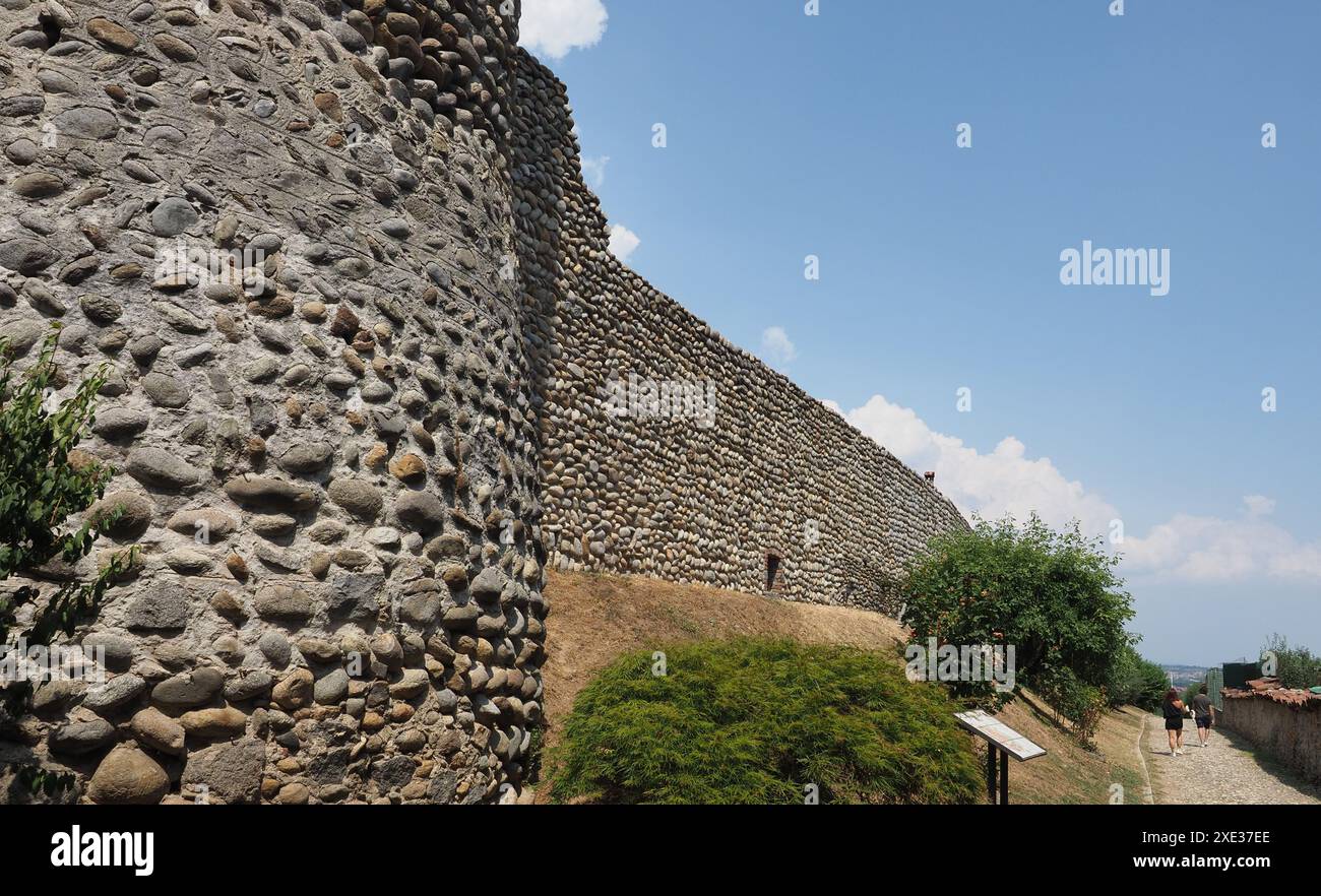 Ricetto medieval village in Candelo Stock Photo - Alamy