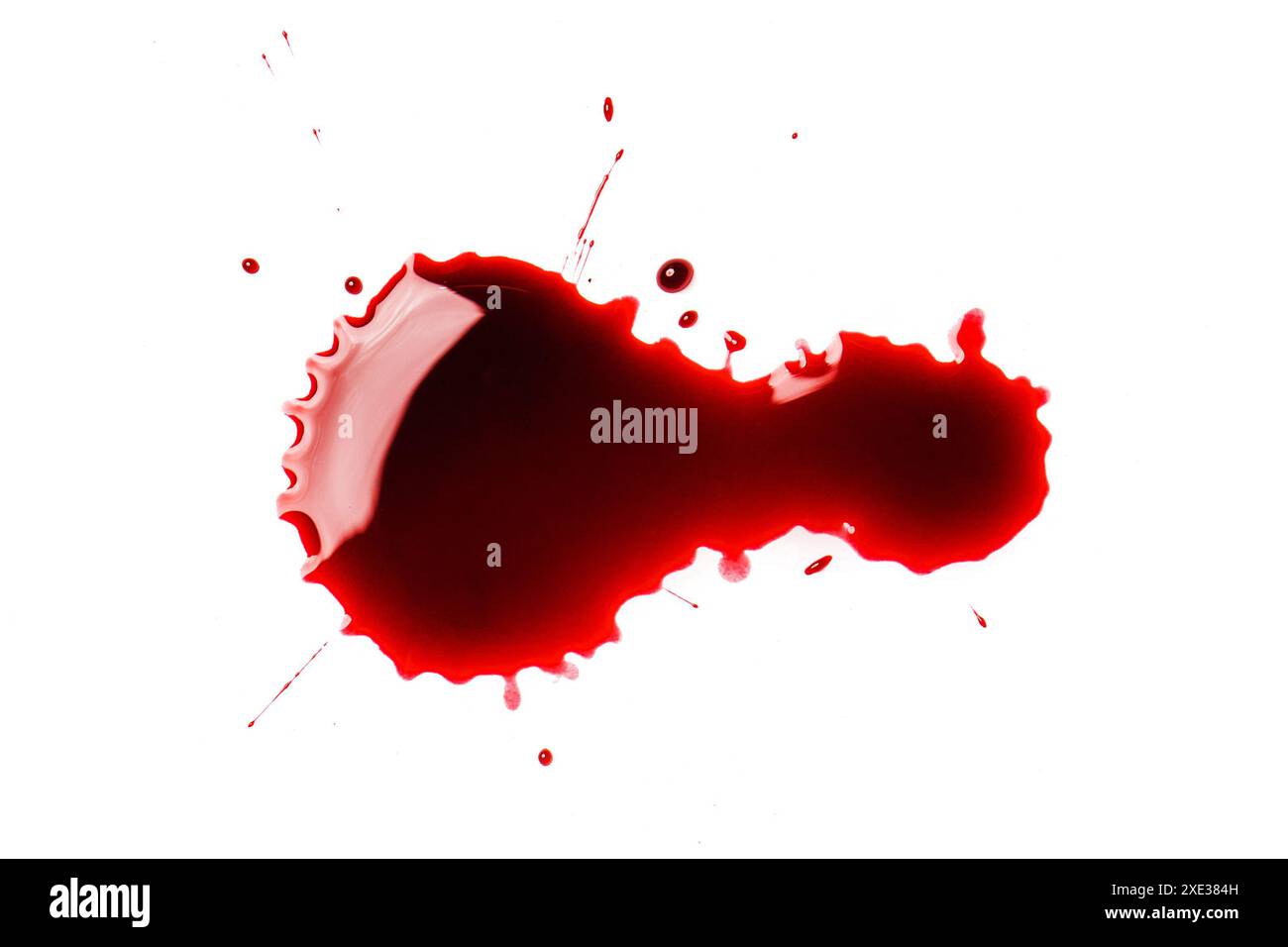 Red blood drops on white background. Graphic resource for desing Stock ...
