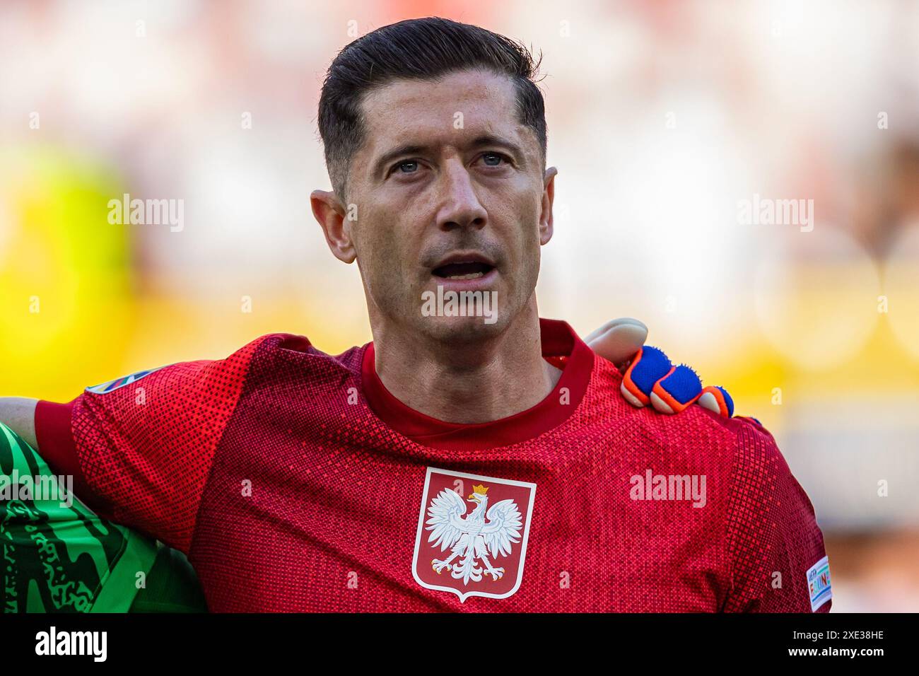 Robert Lewandowski of Poland seen during the UEFA EURO 2024 group stage ...