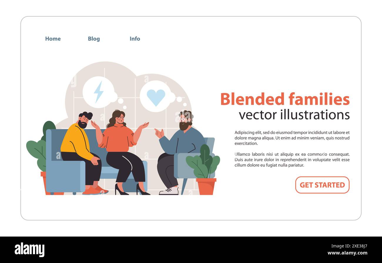 Family Therapy Session. A couple actively engages in a constructive ...