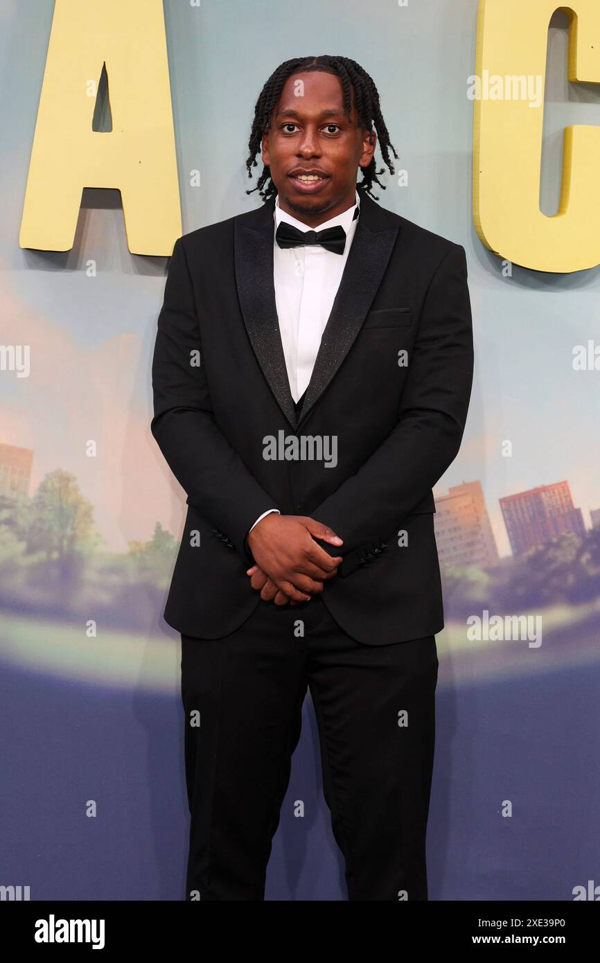 Andy Thompson attends the Supacell Global Premiere at Odeon Luxe in ...