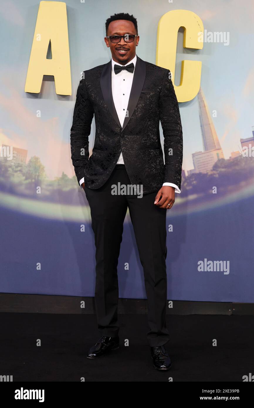 Travis Jay attends the Supacell Global Premiere at Odeon Luxe in West ...