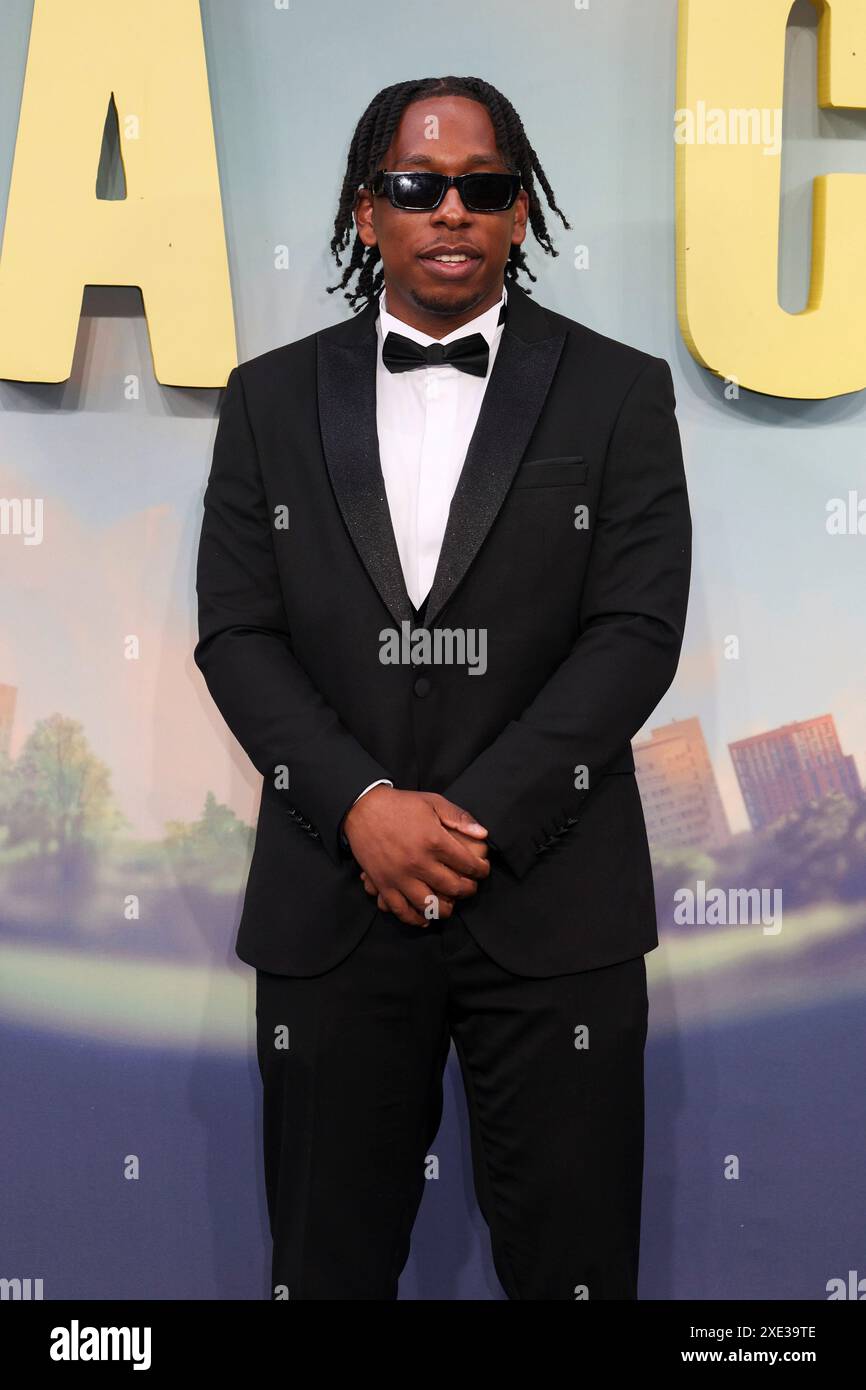 Andy Thompson attends the Supacell Global Premiere at Odeon Luxe in ...