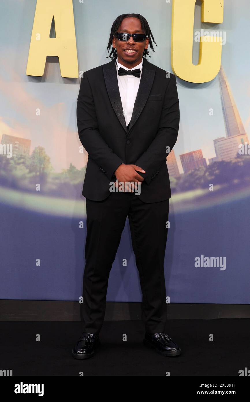 Andy Thompson attends the Supacell Global Premiere at Odeon Luxe in ...