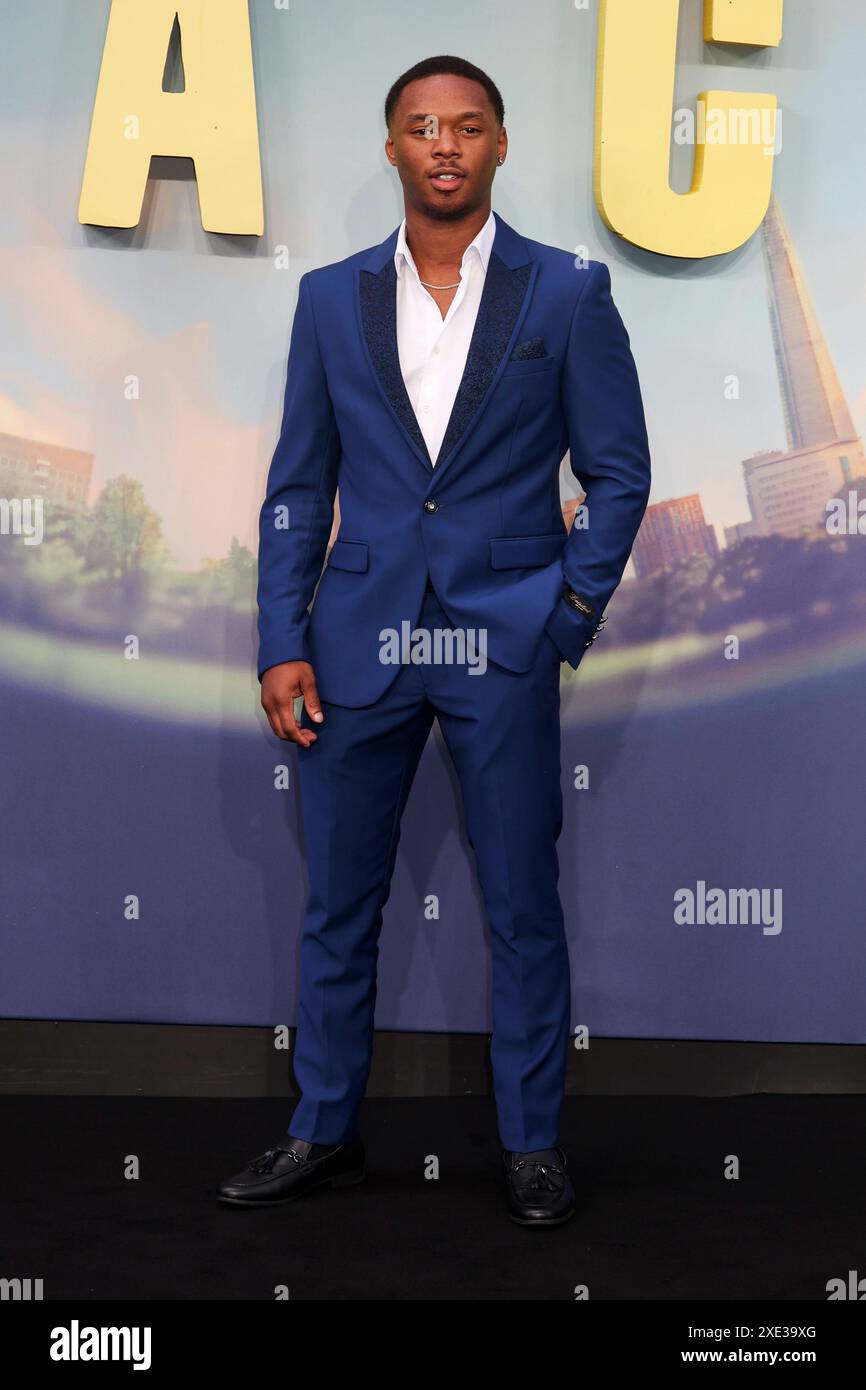 Xavien Russell attends the Supacell Global Premiere at Odeon Luxe in ...