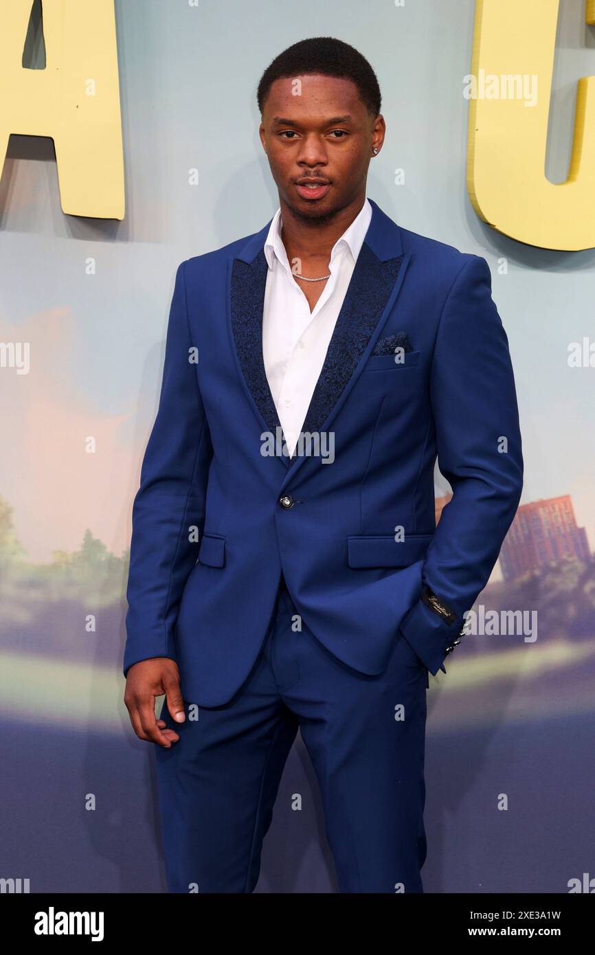 Xavien Russell attends the Supacell Global Premiere at Odeon Luxe in ...