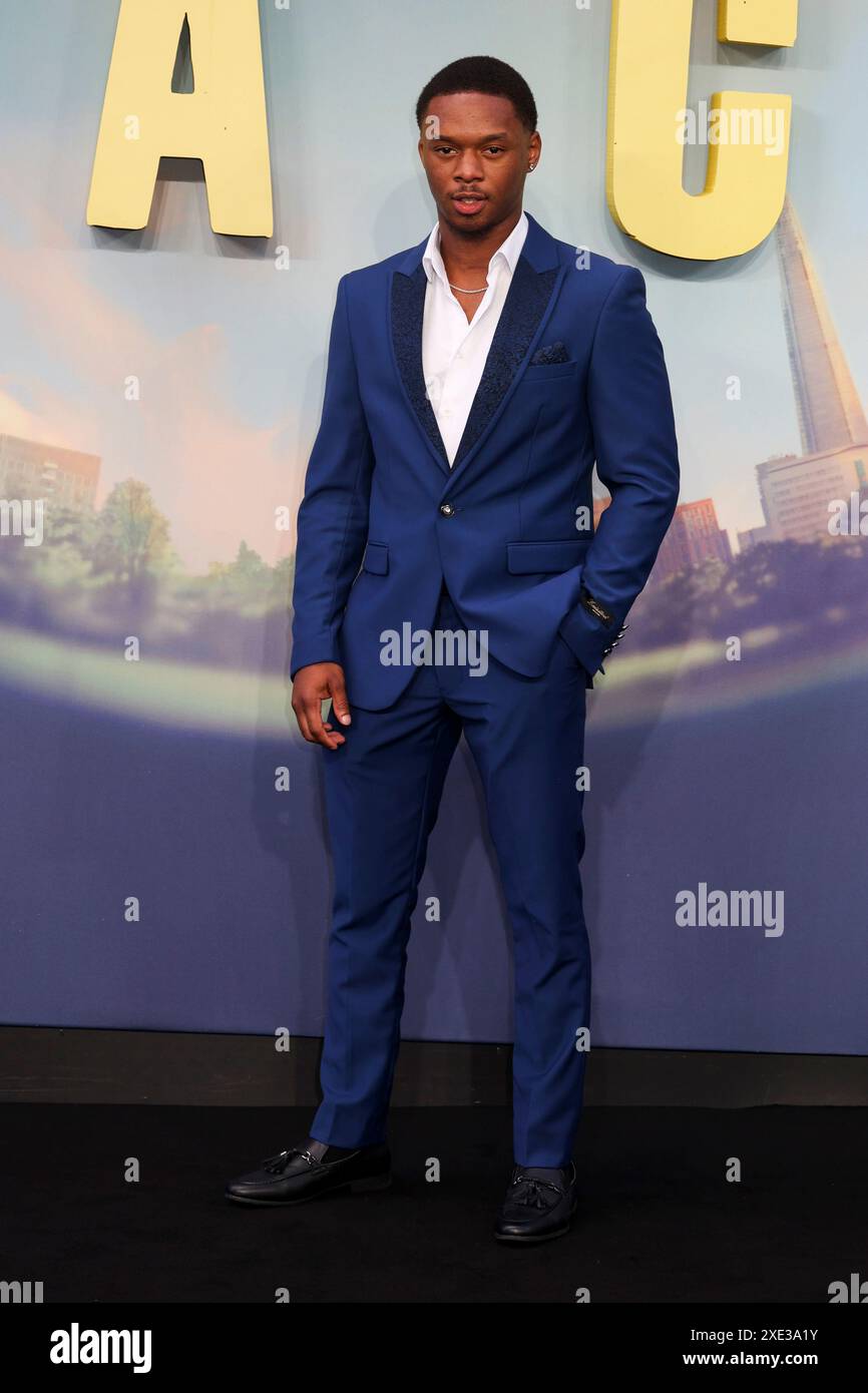 Xavien Russell attends the Supacell Global Premiere at Odeon Luxe in ...