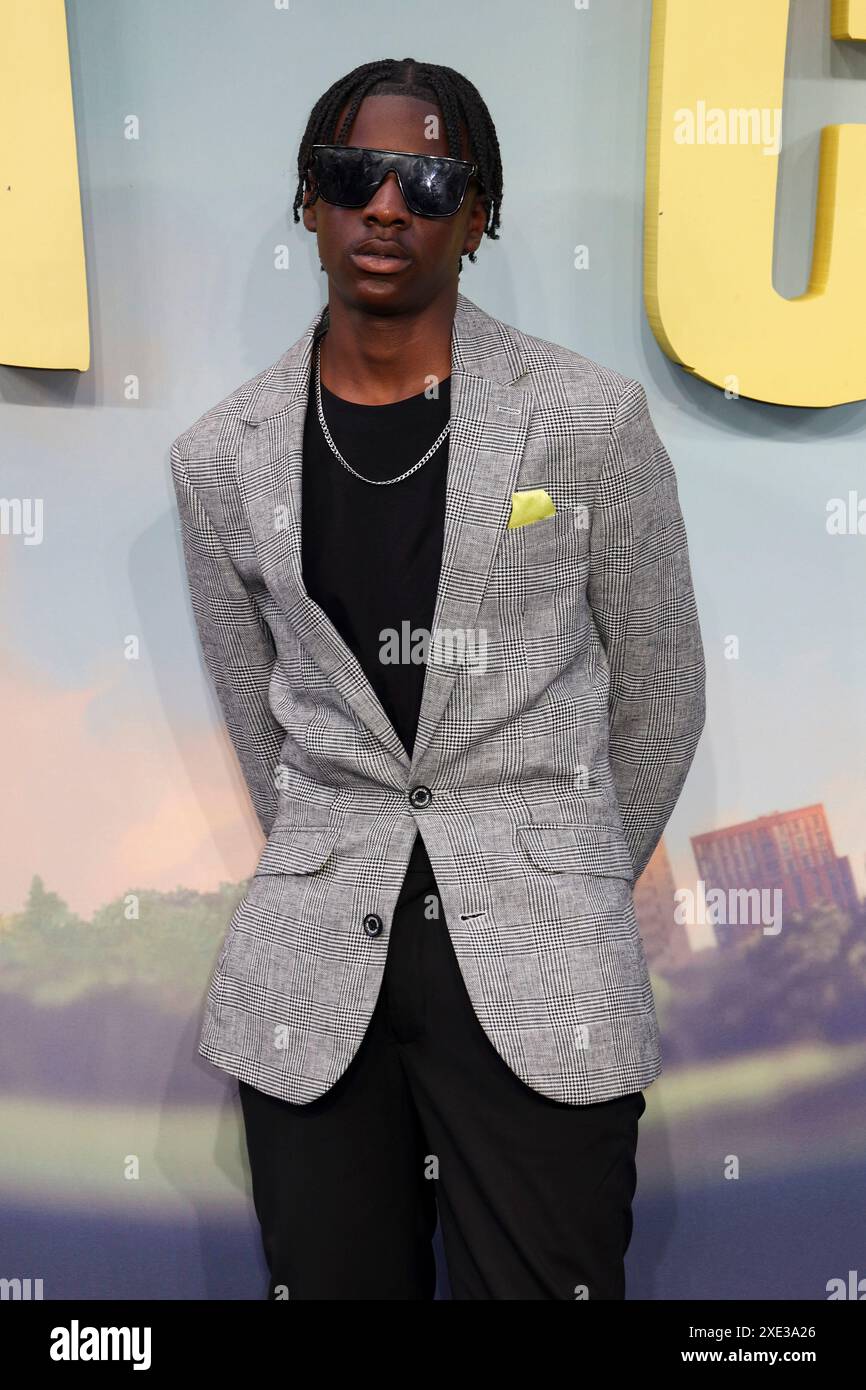 Jedaiah Bannerman attends the Supacell Global Premiere at Odeon Luxe in ...