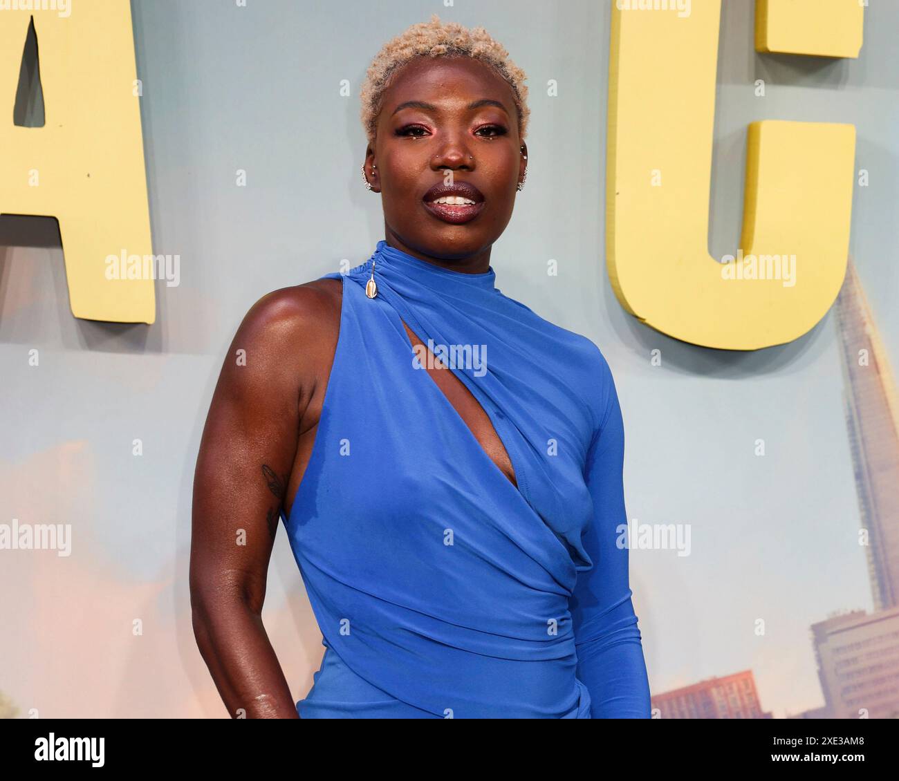 Black Cactus attends the Supacell Global Premiere at Odeon Luxe in West ...