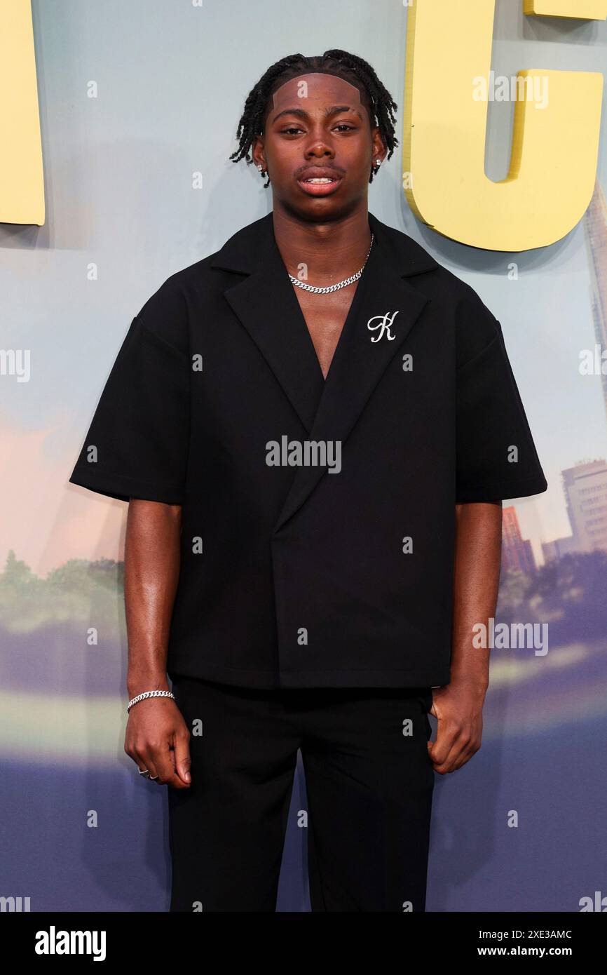 Ky-Mani Carty attends the Supacell Global Premiere at Odeon Luxe in ...