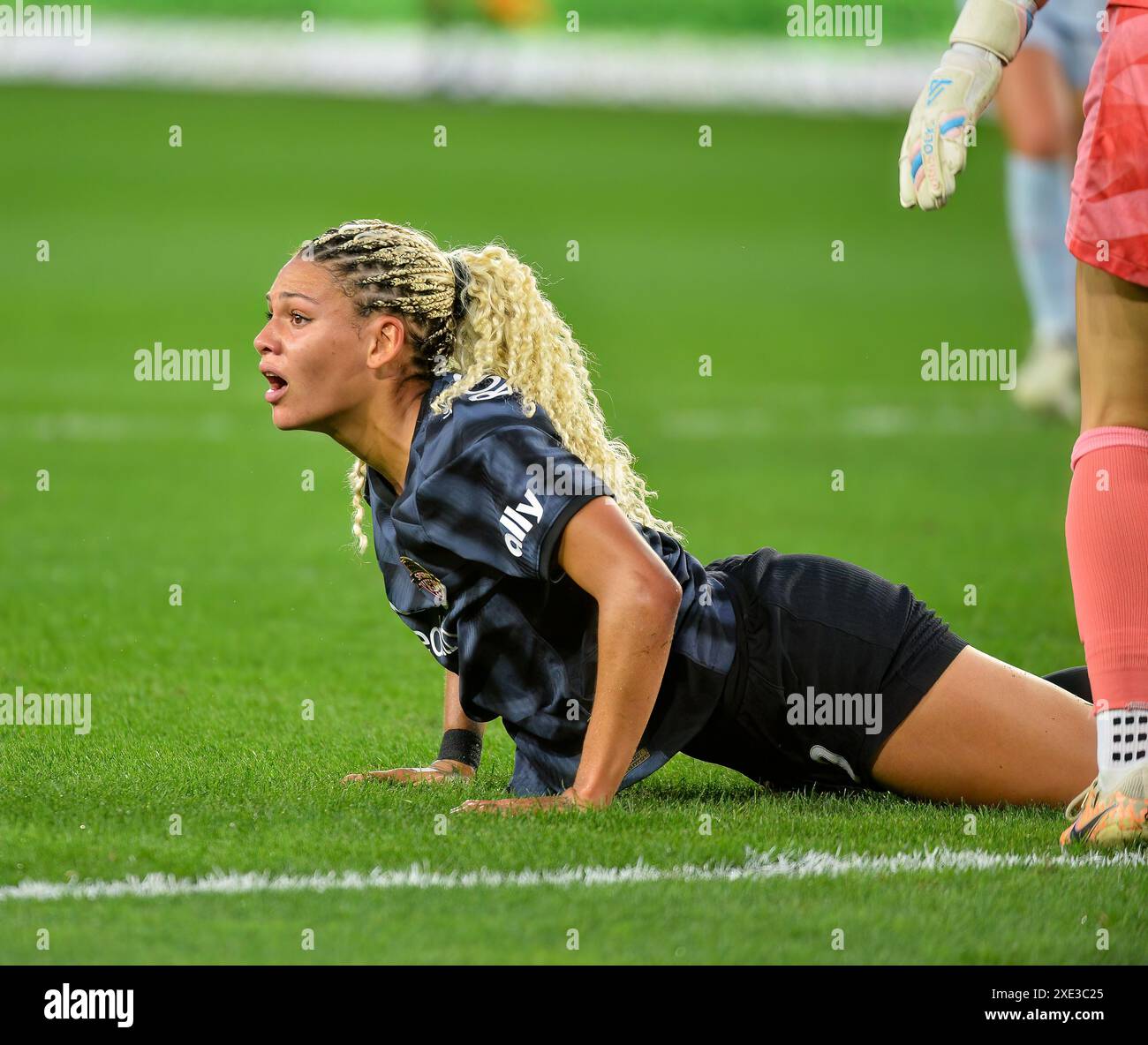 Washington, DC - May 25th: Trinity Rodman (2) of the Washington Spirit ...