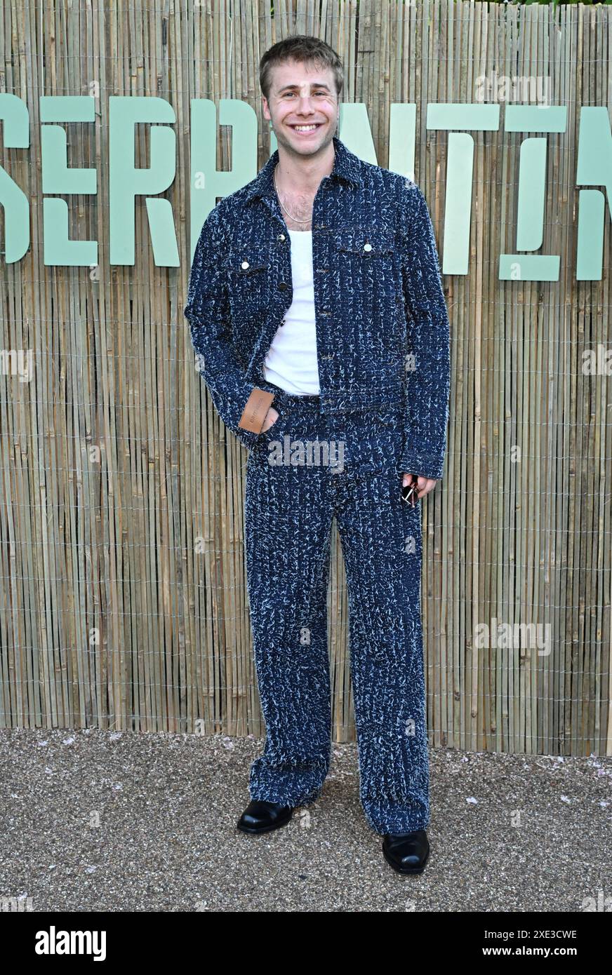London, UK. June 25th, 2024. Ed McVey arriving at the Serpentine Summer ...