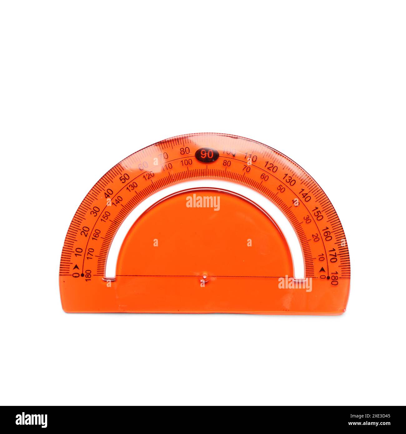 Plastic protractor Cut Out Stock Images & Pictures - Alamy