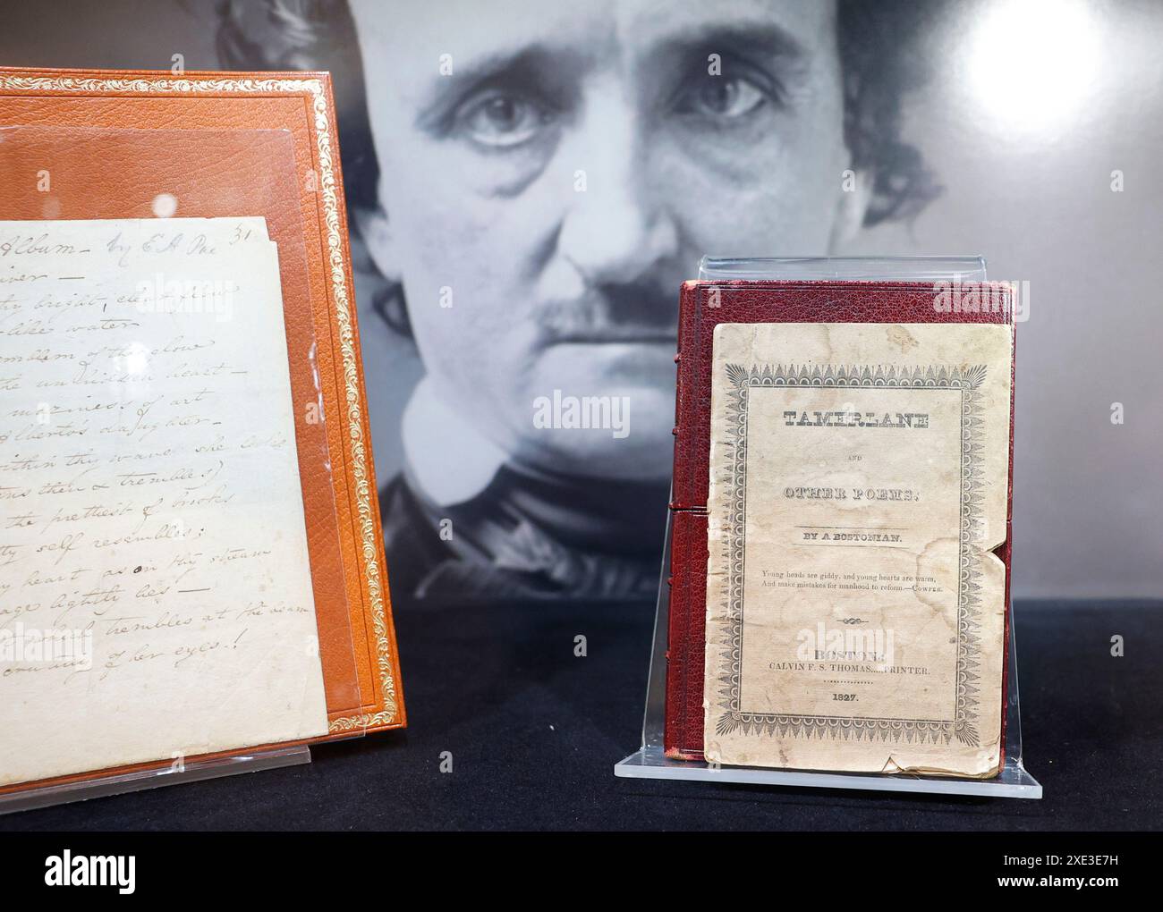 First edition books "For Annie" and Tamerlane And Other Poems by Edgar ...