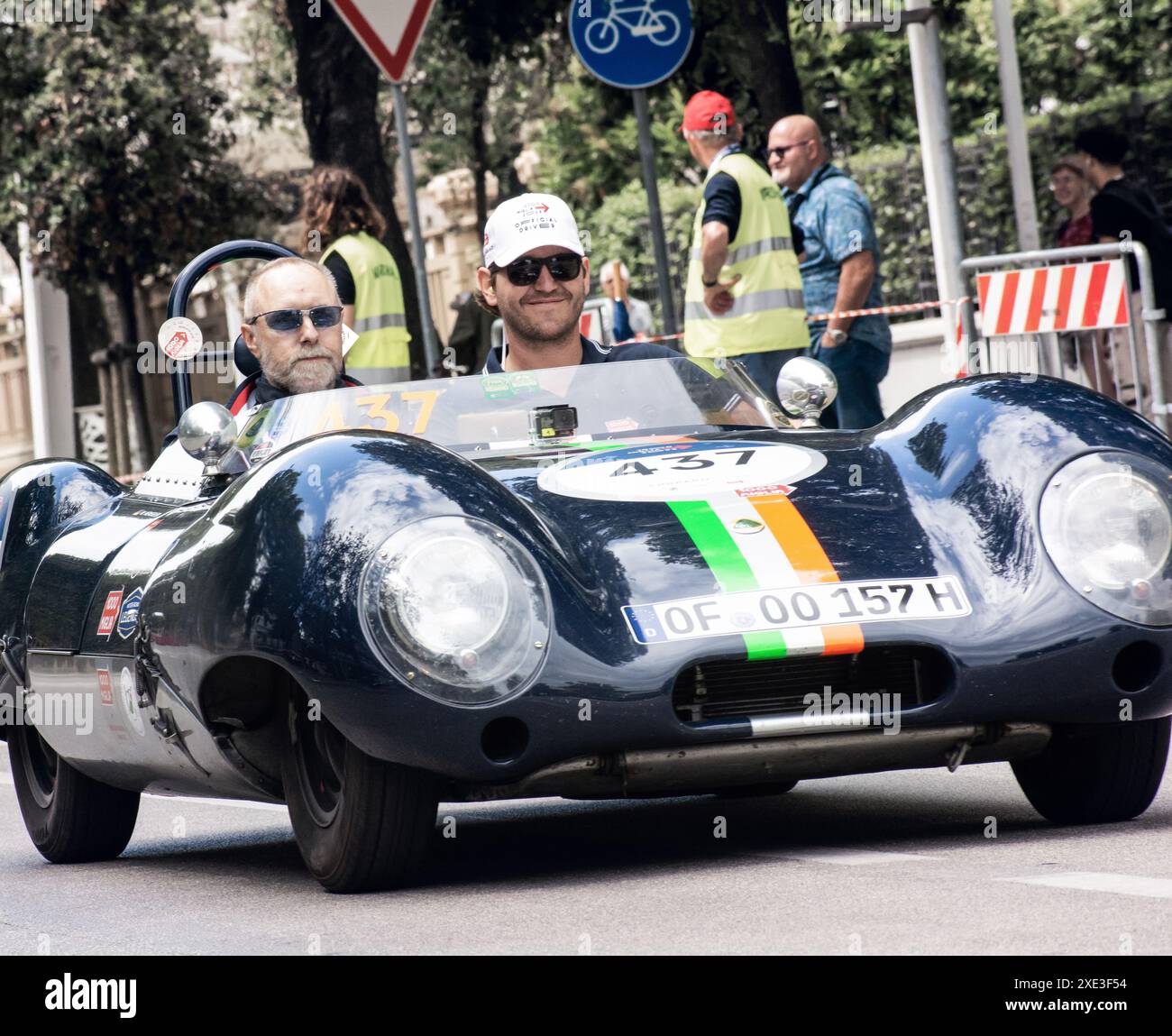 LOTUS ELEVEN CLIMAX 1957 edition, regularity race for historic cars ...