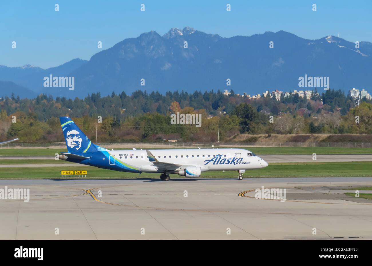 Vancouver, BC, Canada. Dec 2, 2023. An Alaska Airlines plane at the ...