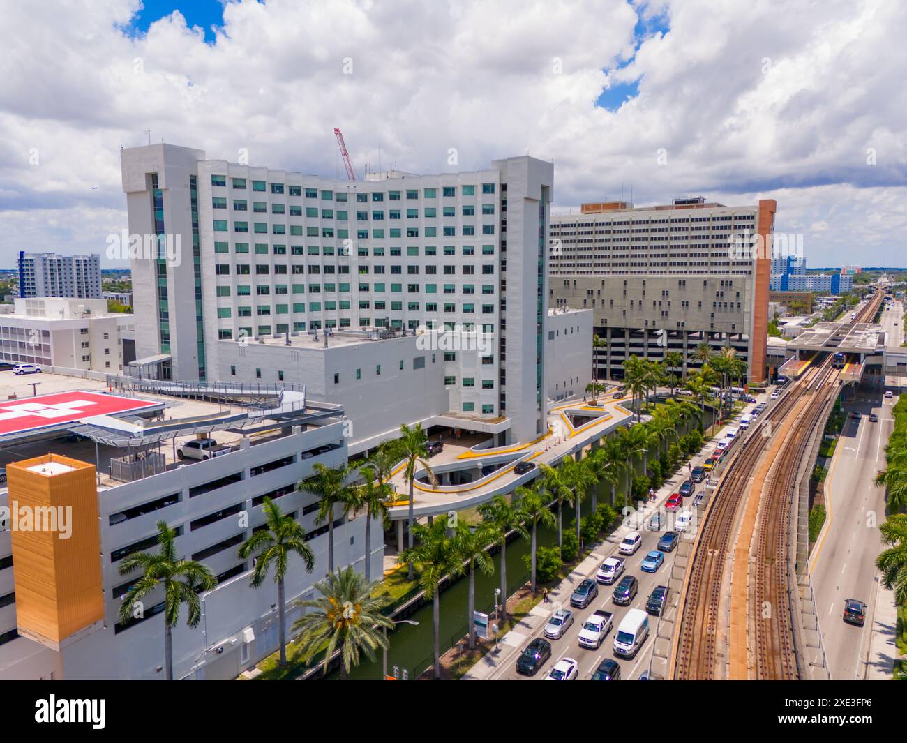 Miami Dade County hospital district. Health and medical buildings ...