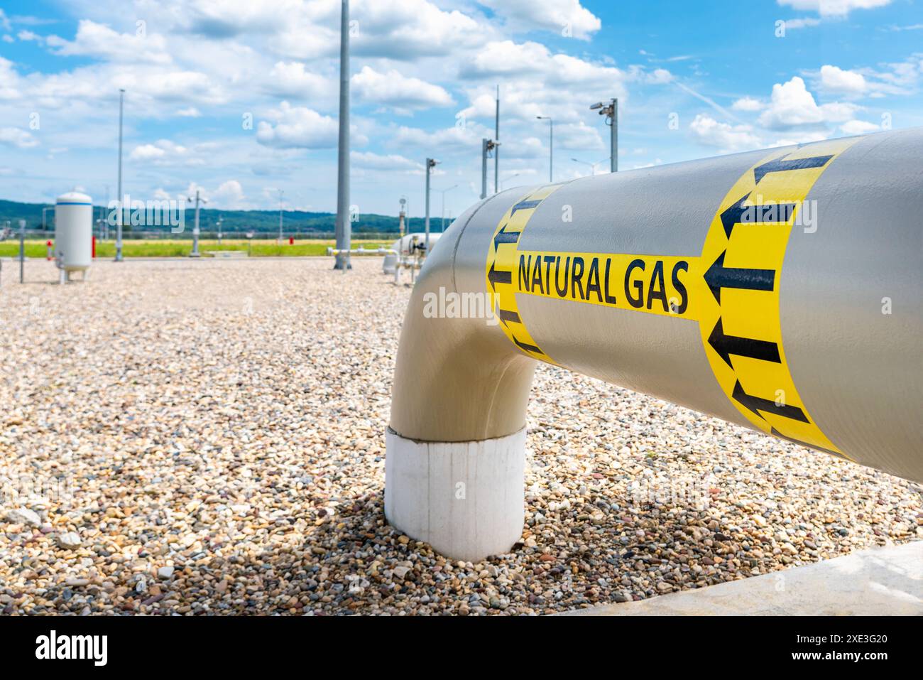 Gas pipeline system with high pressure control. Concept of energy ...