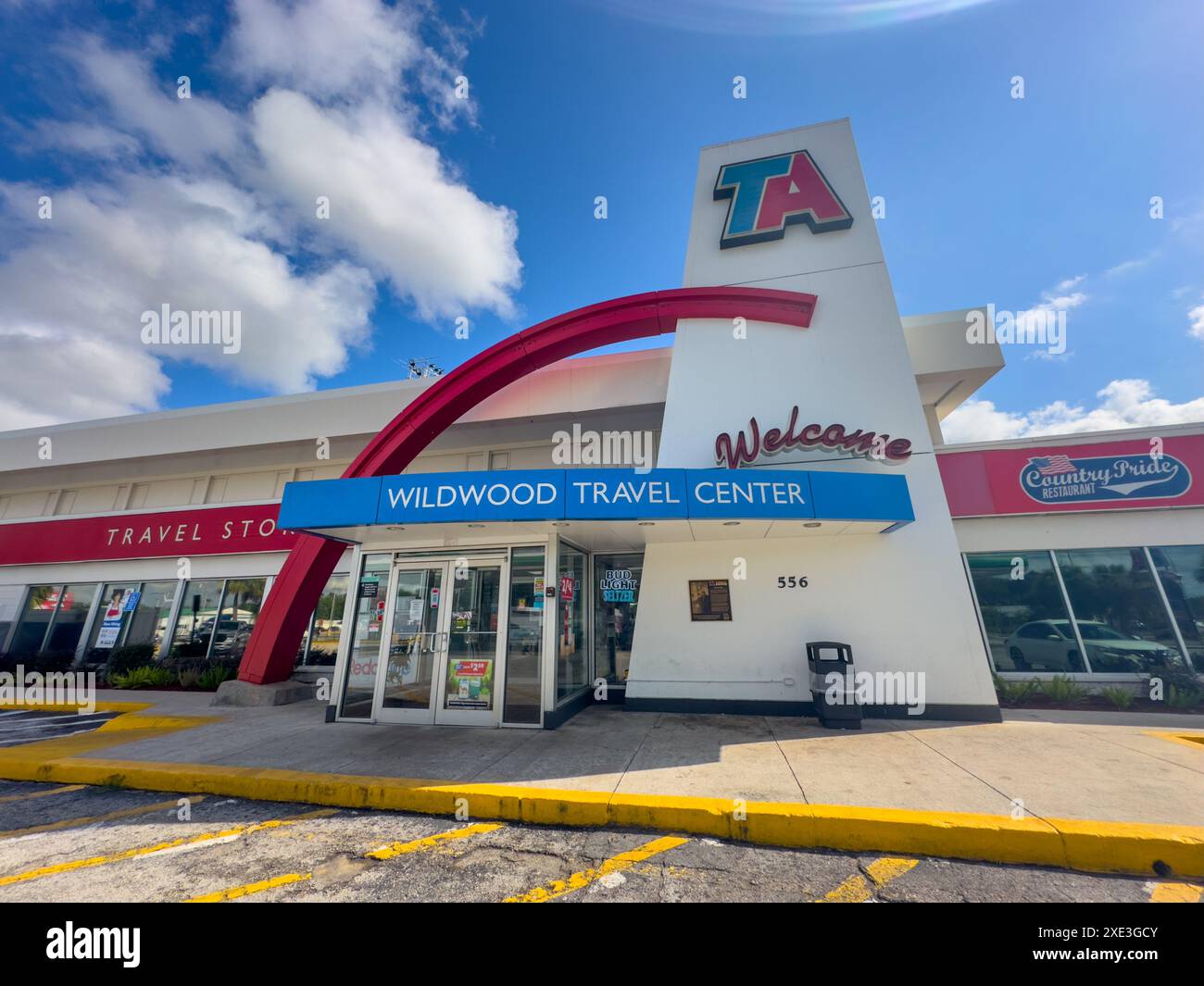 Wildwood, FL, USA - June 15, 2024: TA rest stop Travel America Stock ...