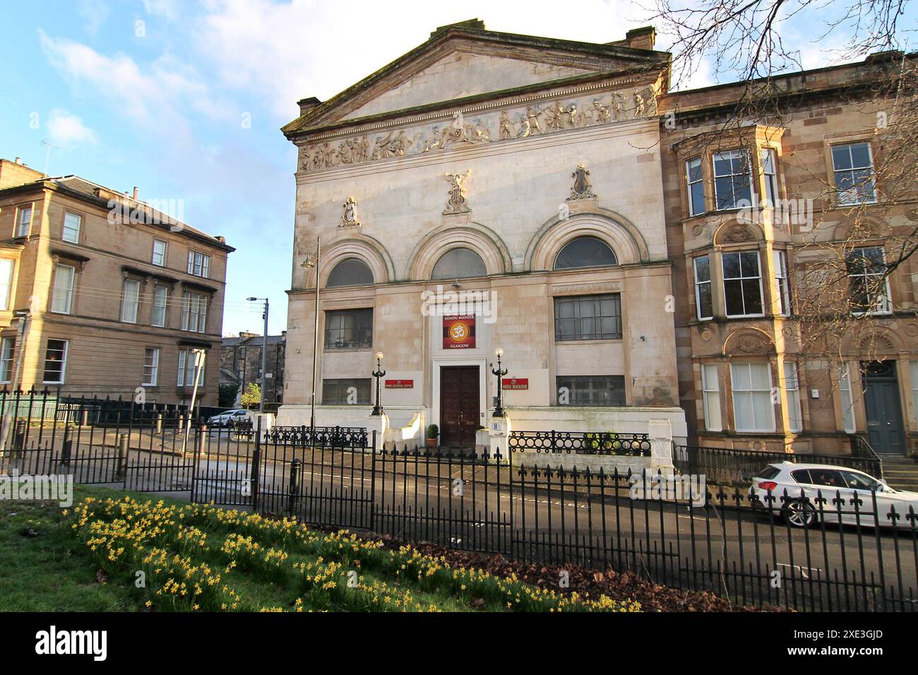 Om Hindu Mandir Glasgow Stock Photo - Alamy