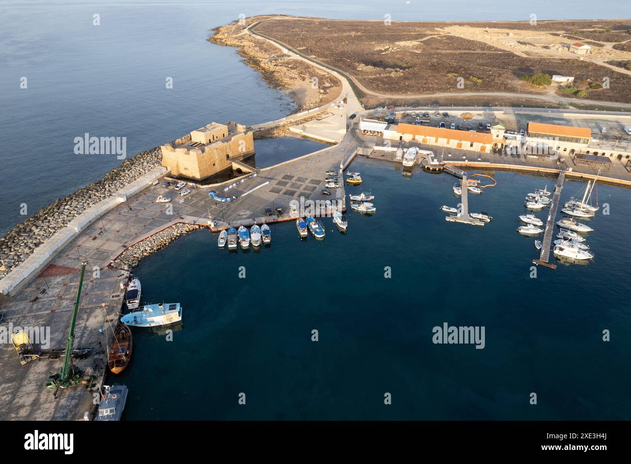 Top view fishing boat sailing hi-res stock photography and images - Alamy
