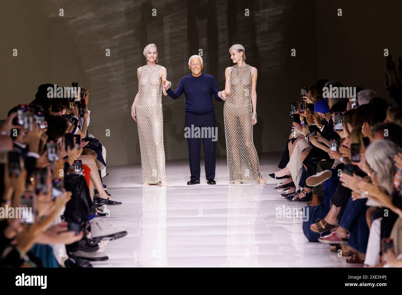 Paris, Frankreich. 25th June, 2024. Designer Giorgio Armanit at GIORGIO ...