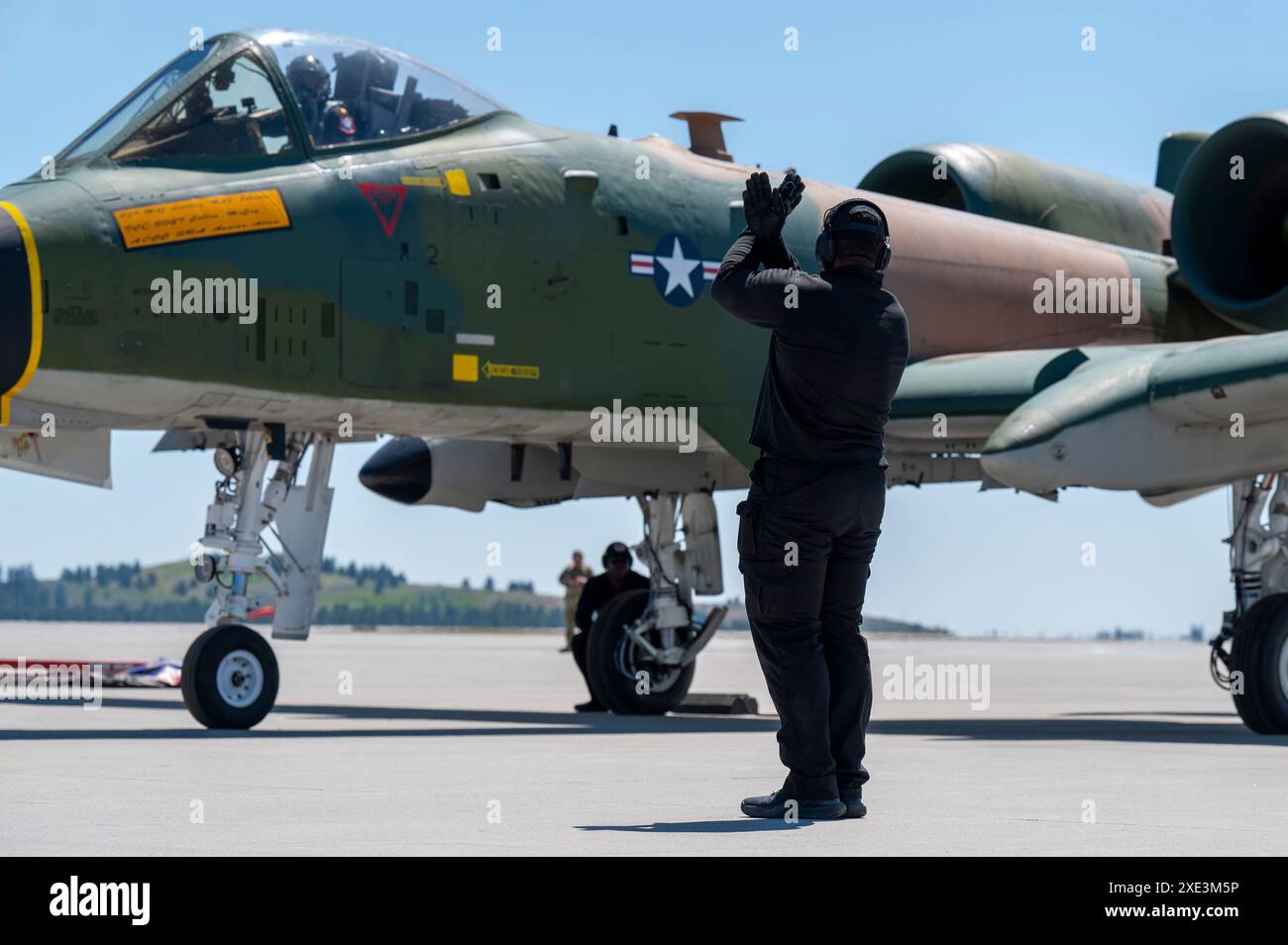 U.S. Air Force Senior Airman Cameron Bowens, A-10C Thunderbolt II ...