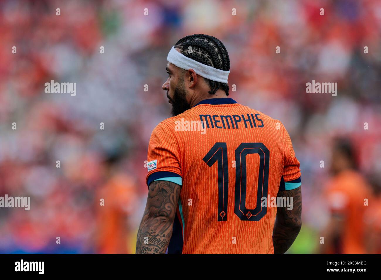 Memphis Depay of Netherlands during UEFA Euro 2024 - Holland vs Austria ...