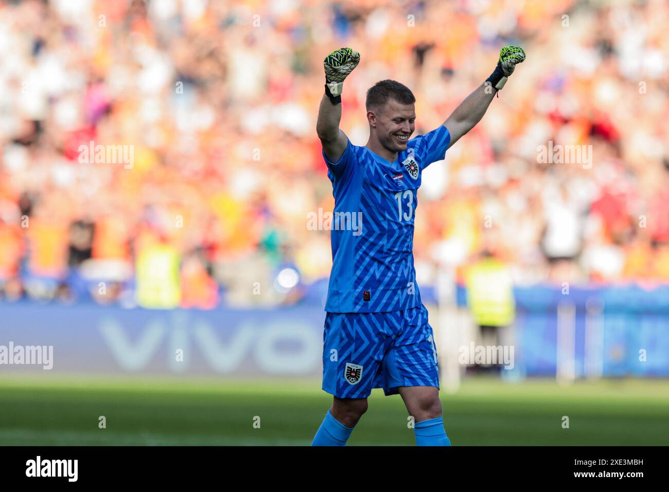 Patrick Pentz of Austria during UEFA Euro 2024 - Holland vs Austria ...