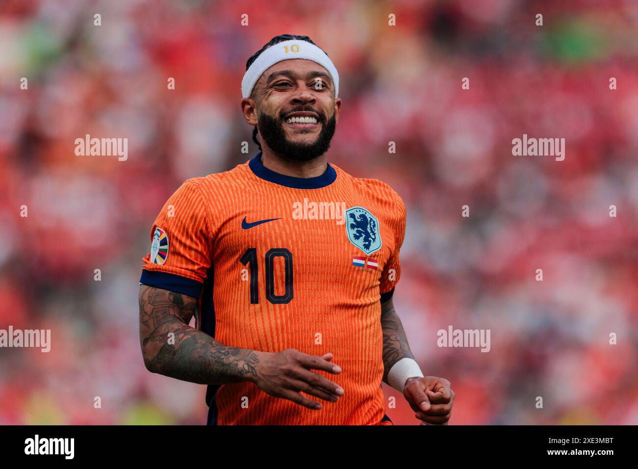 Memphis Depay of Netherlands during UEFA Euro 2024 - Holland vs Austria ...