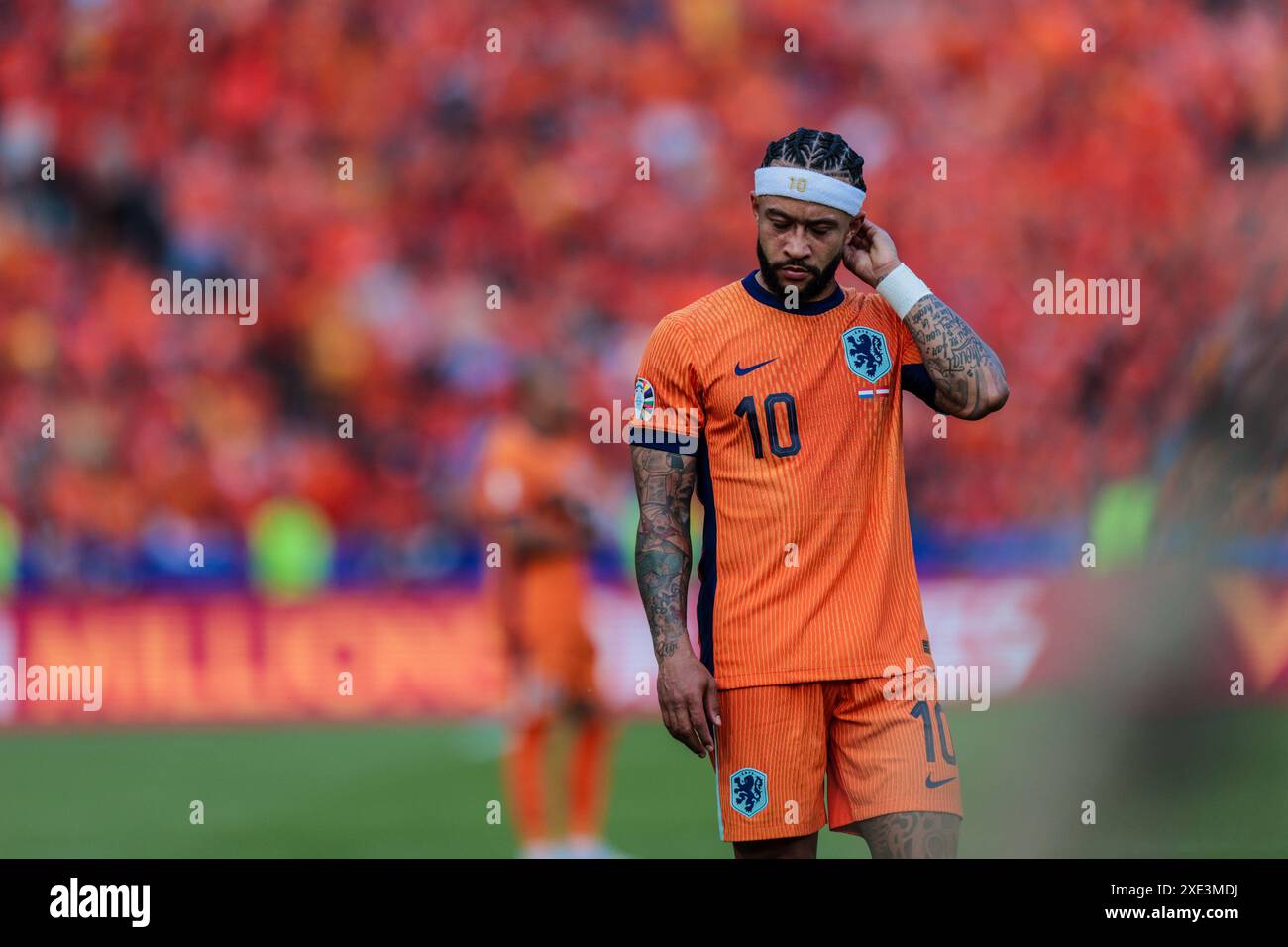 Memphis Depay of Netherlands during UEFA Euro 2024 - Holland vs Austria ...