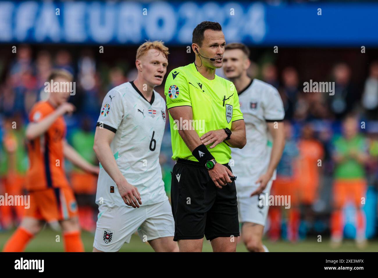 Ivan Kruzliak referee during UEFA Euro 2024 - Holland vs Austria, UEFA ...