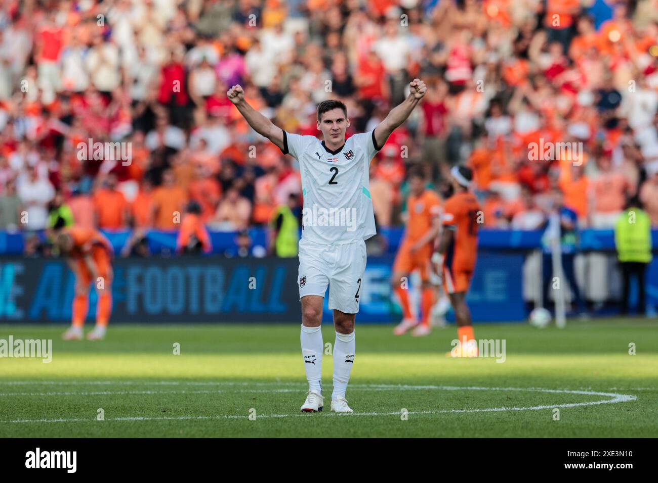 Maximilian Wober of Austria during UEFA Euro 2024 - Holland vs Austria ...