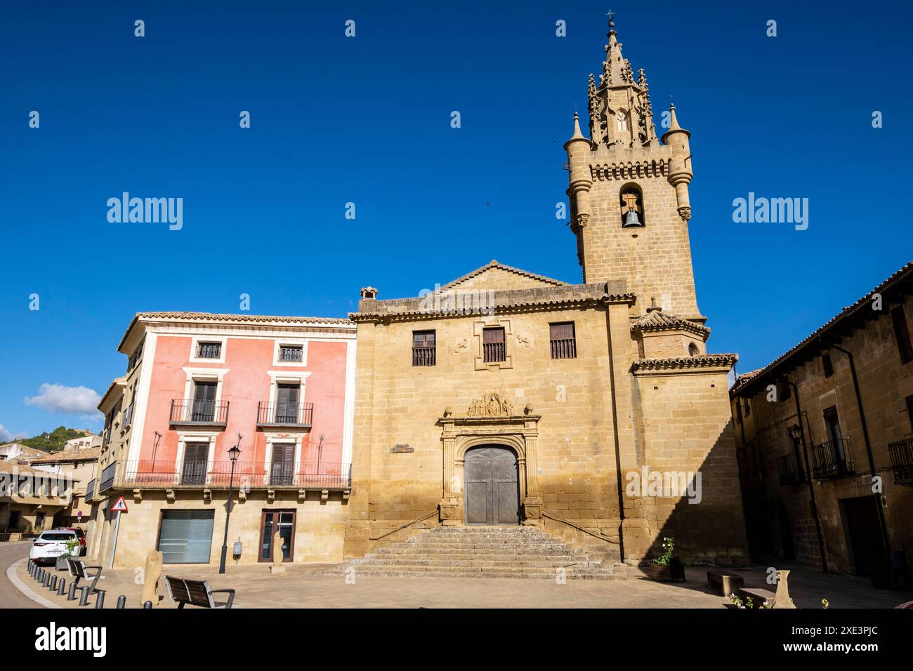 Church of Santa MarÃ­a la Mayor Stock Photo - Alamy