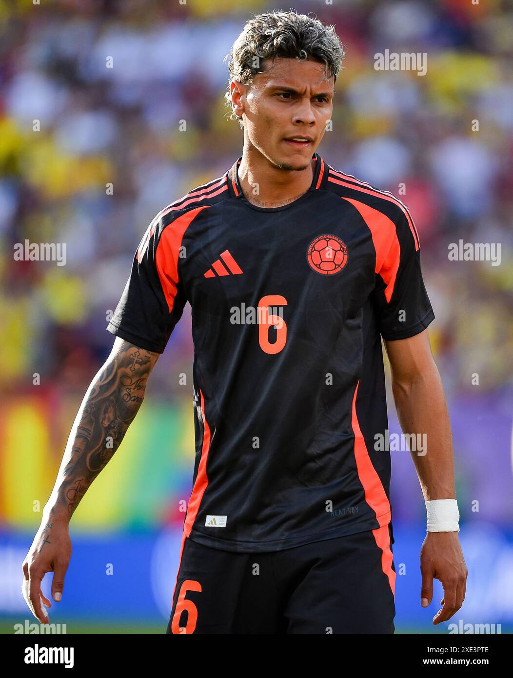 Landover, MD - June 8th: Richard Rios (6) searching down field during ...